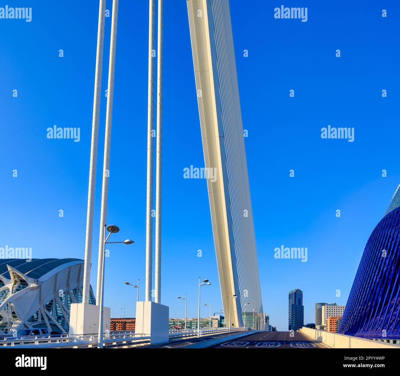Valencia, Spain - July 17, 2022: Architectural detail of the Assut de l ...