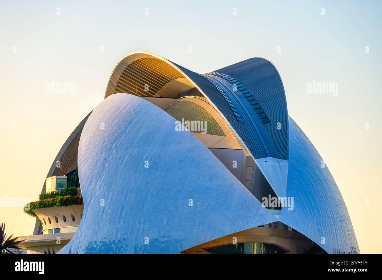 Valencia, Spain - July 17, 2022: Palau de les Arts or Palace of Arts ...