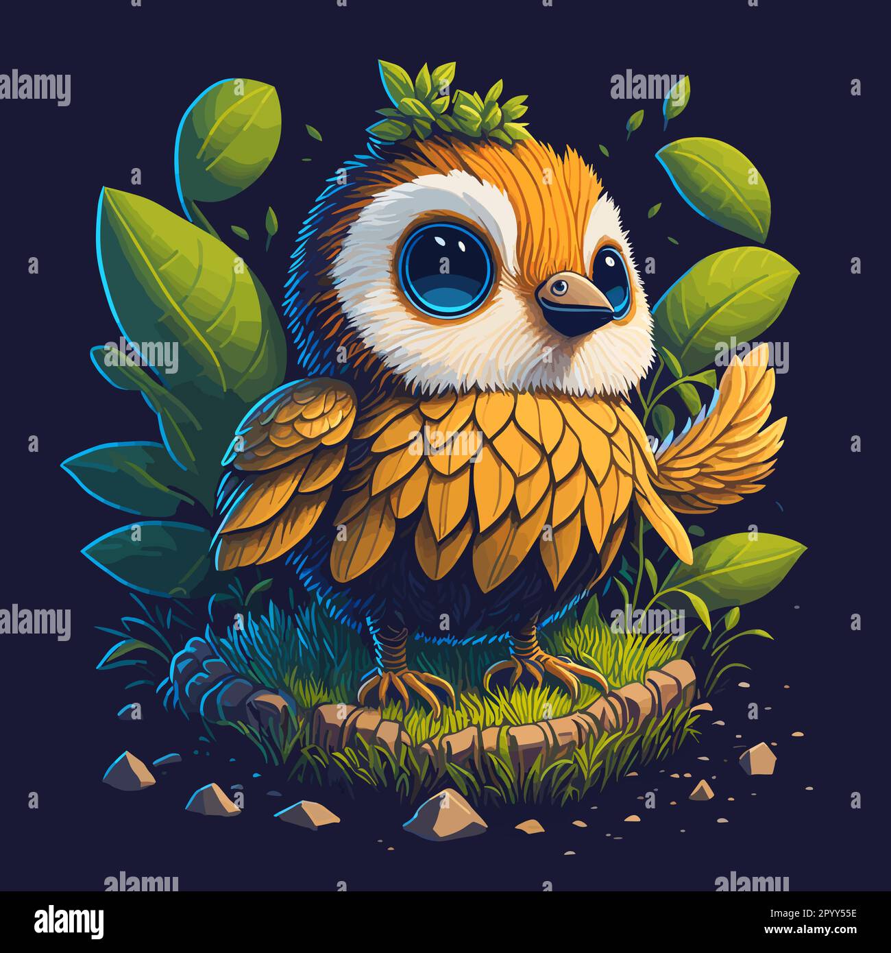 cute bird art design Stock Vector Image & Art - Alamy