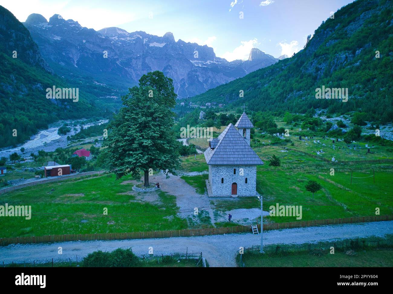 Thethi village hi-res stock photography and images - Alamy
