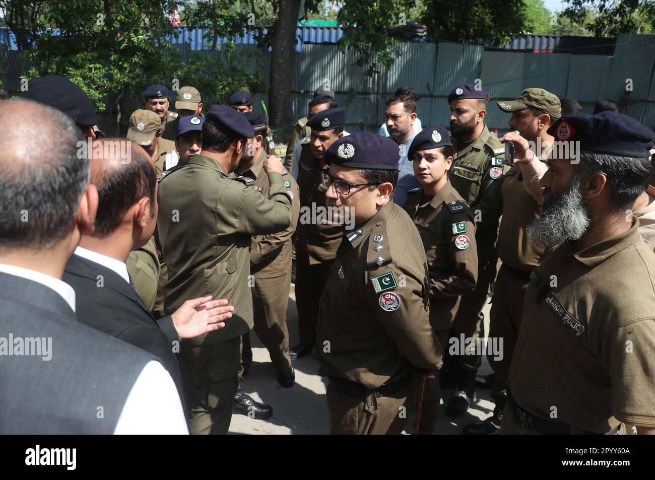 View of Joint Investigation Team (JIT) team arrived for investigation ...