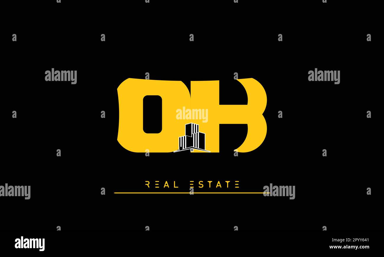 Real Estate Letters Modern Creative Logo Ok Ko Stock Vector Image And Art Alamy