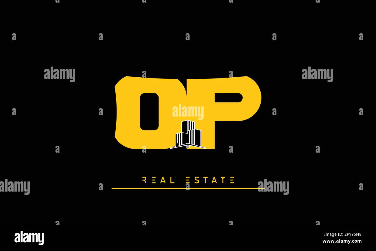 Op real estate logo hi-res stock photography and images - Alamy