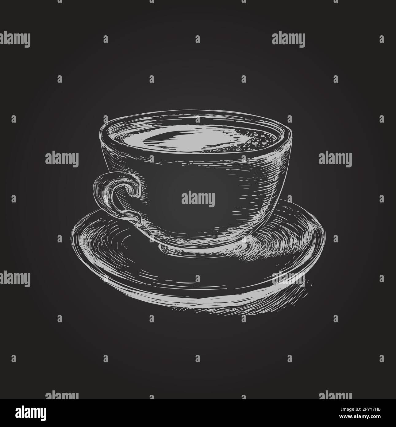 Hand Drawn Sketch Coffee Cup Vector Illustration Hand Drawn Sketch ...