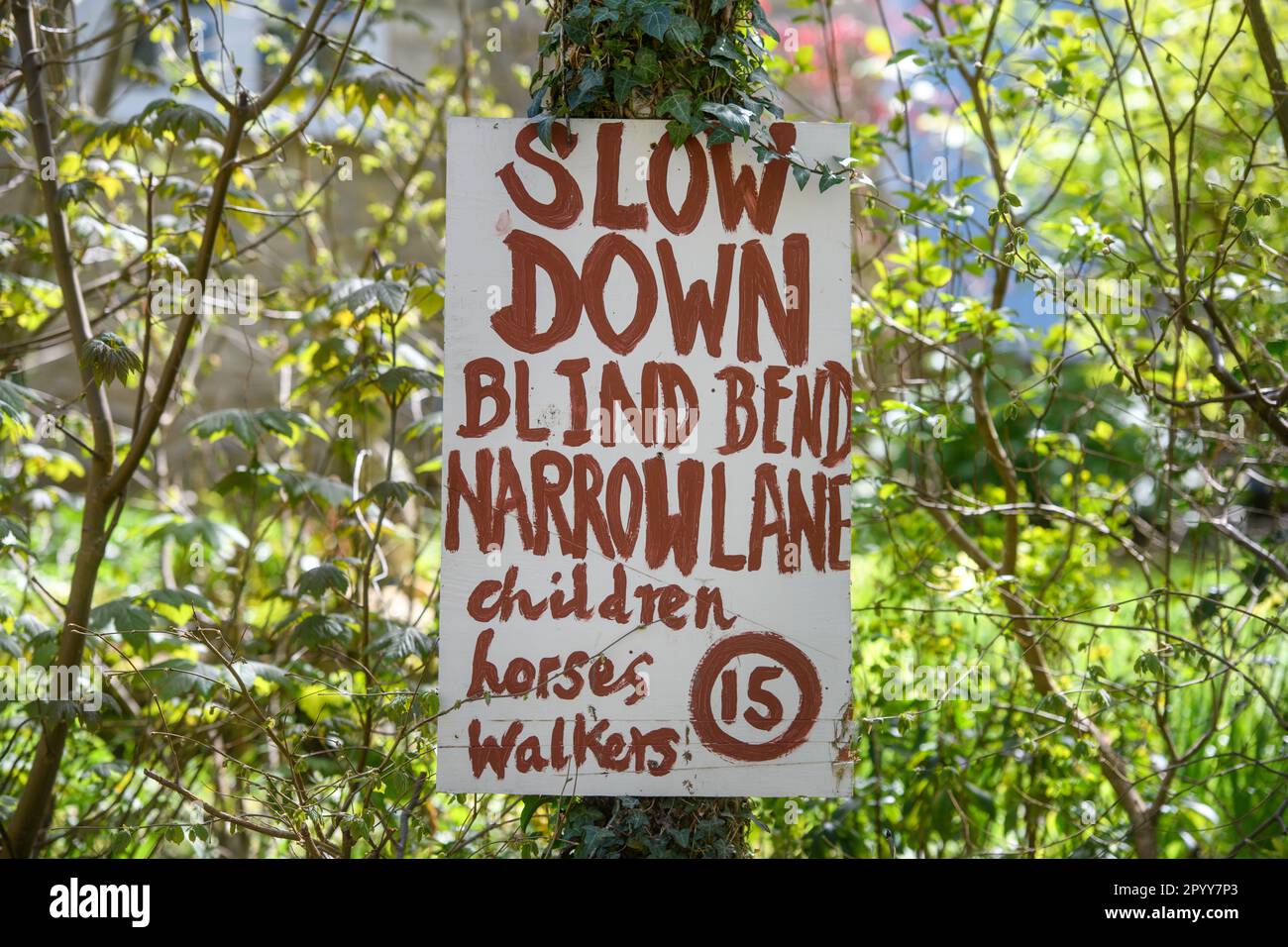 Children homemade sign hi-res stock photography and images - Alamy