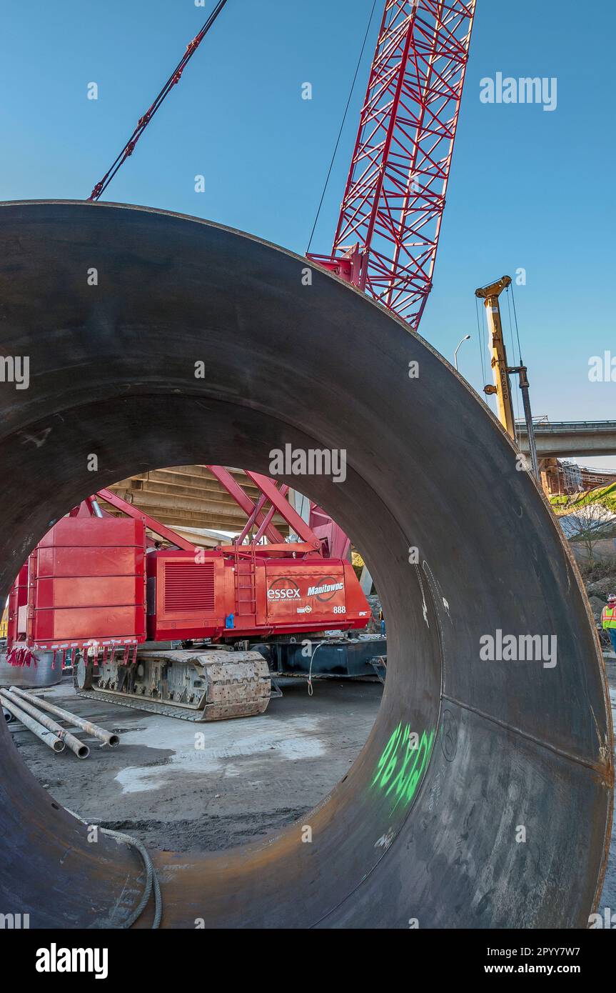 Large pipe culvert hi-res stock photography and images - Alamy