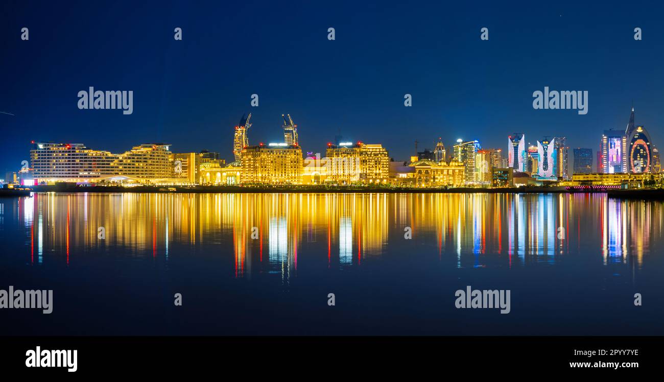 LUSAIL CITY IN THE NIGHT Stock Photo - Alamy