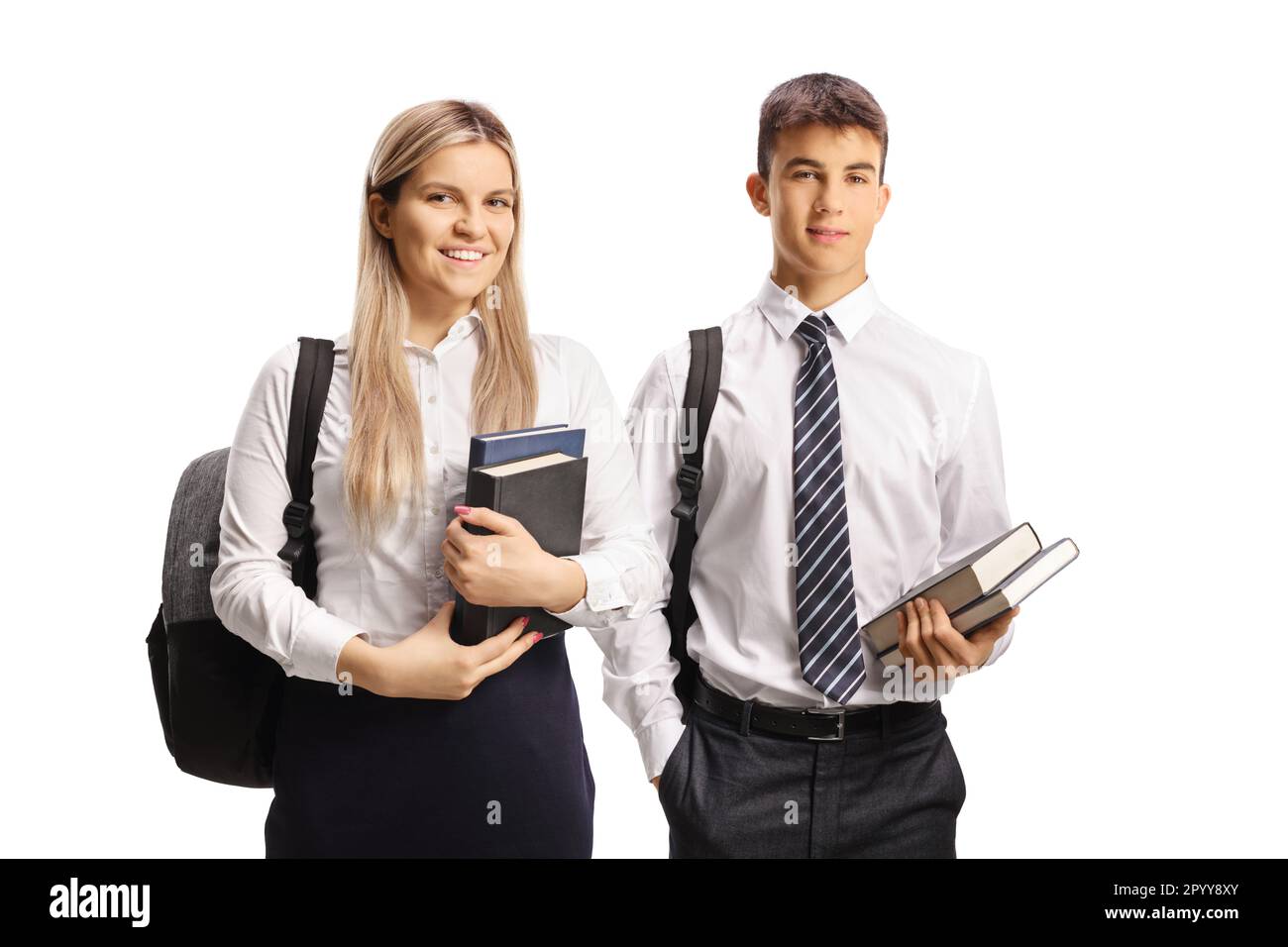 Female student uniform isolated hi-res stock photography and images - Alamy