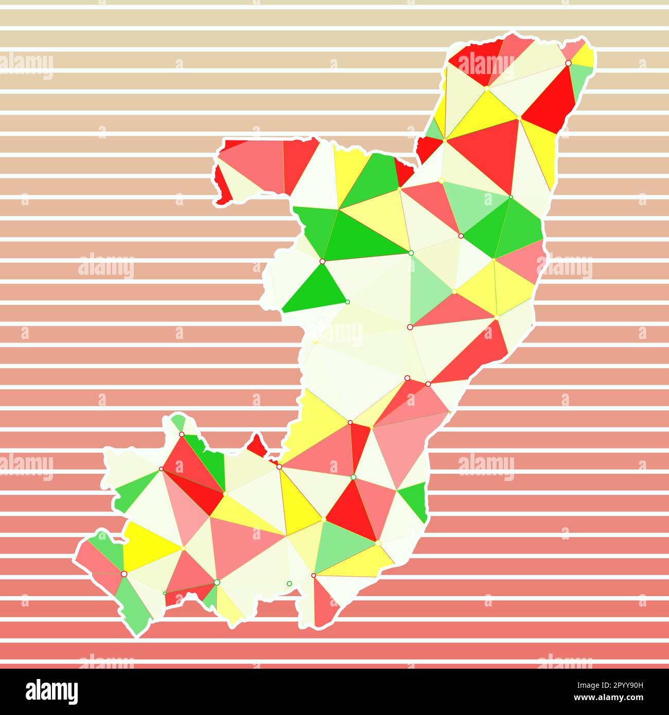 Congo vector illustration. Congo design on gradient stripes background ...