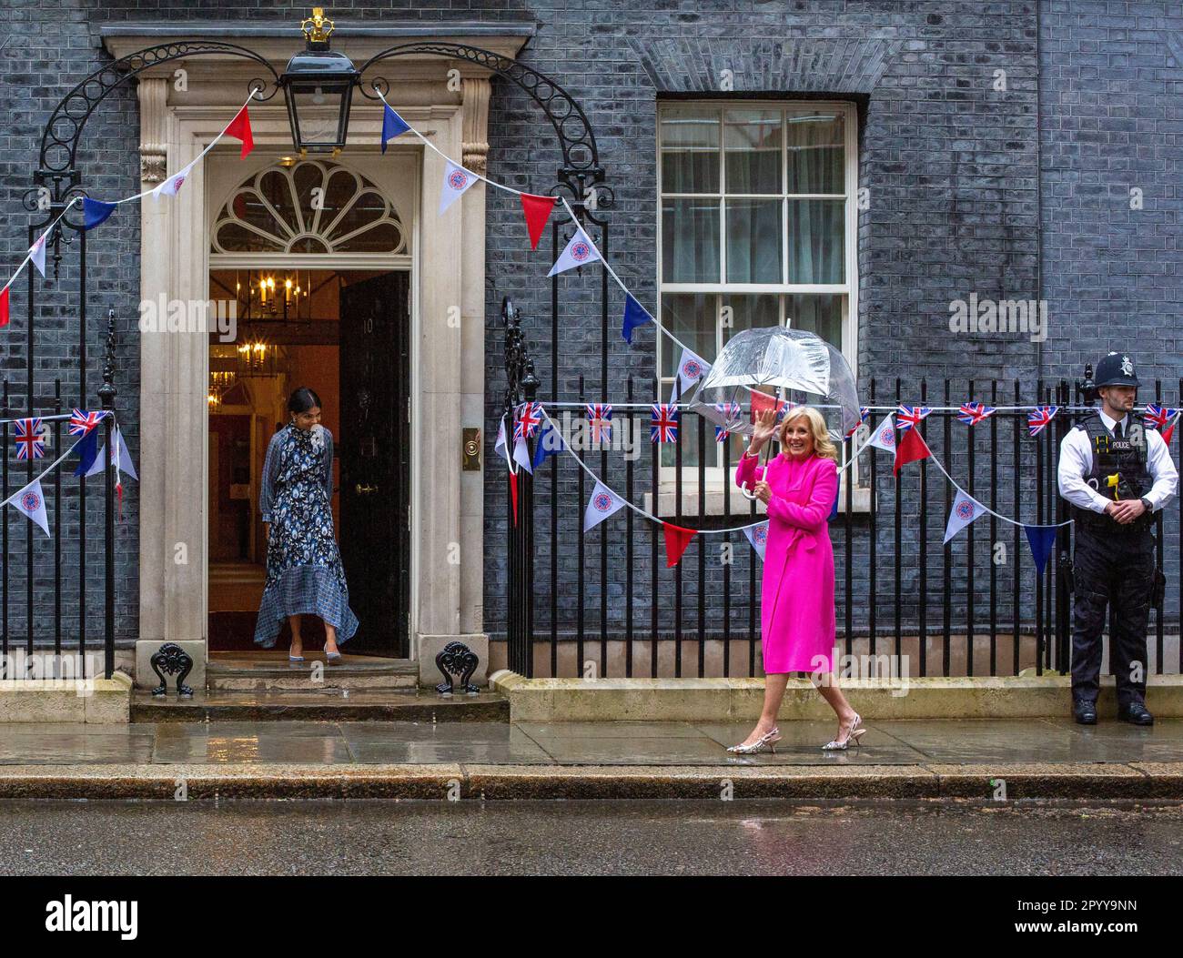 London, England, UK. 5th May, 2023. First Lady of the UK Akshata Murthy ...