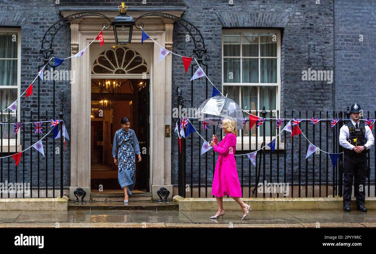 London, England, UK. 5th May, 2023. First Lady of the UK Akshata Murthy ...