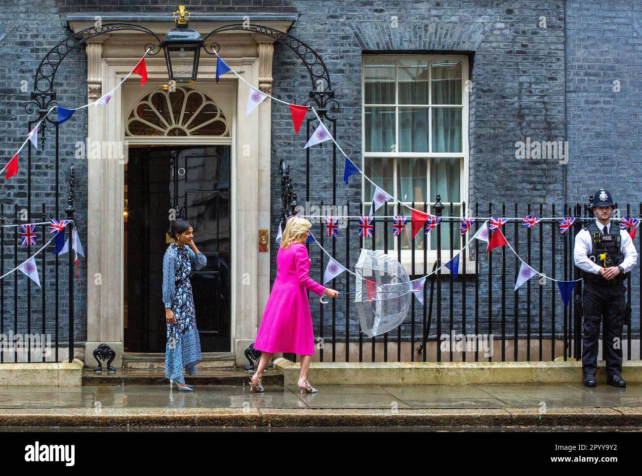 London, England, UK. 5th May, 2023. First Lady of the UK Akshata Murthy ...