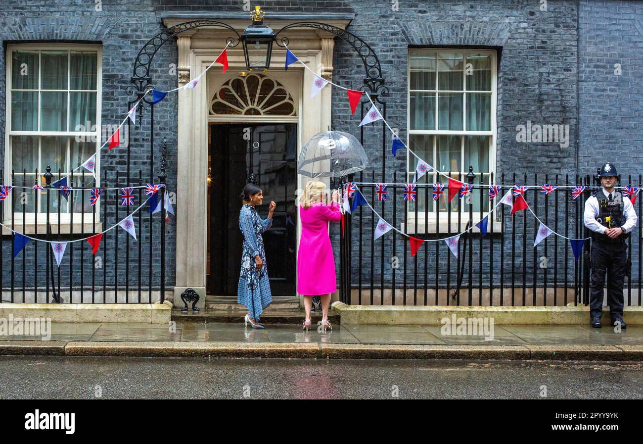 London, England, UK. 5th May, 2023. First Lady of the UK Akshata Murthy ...