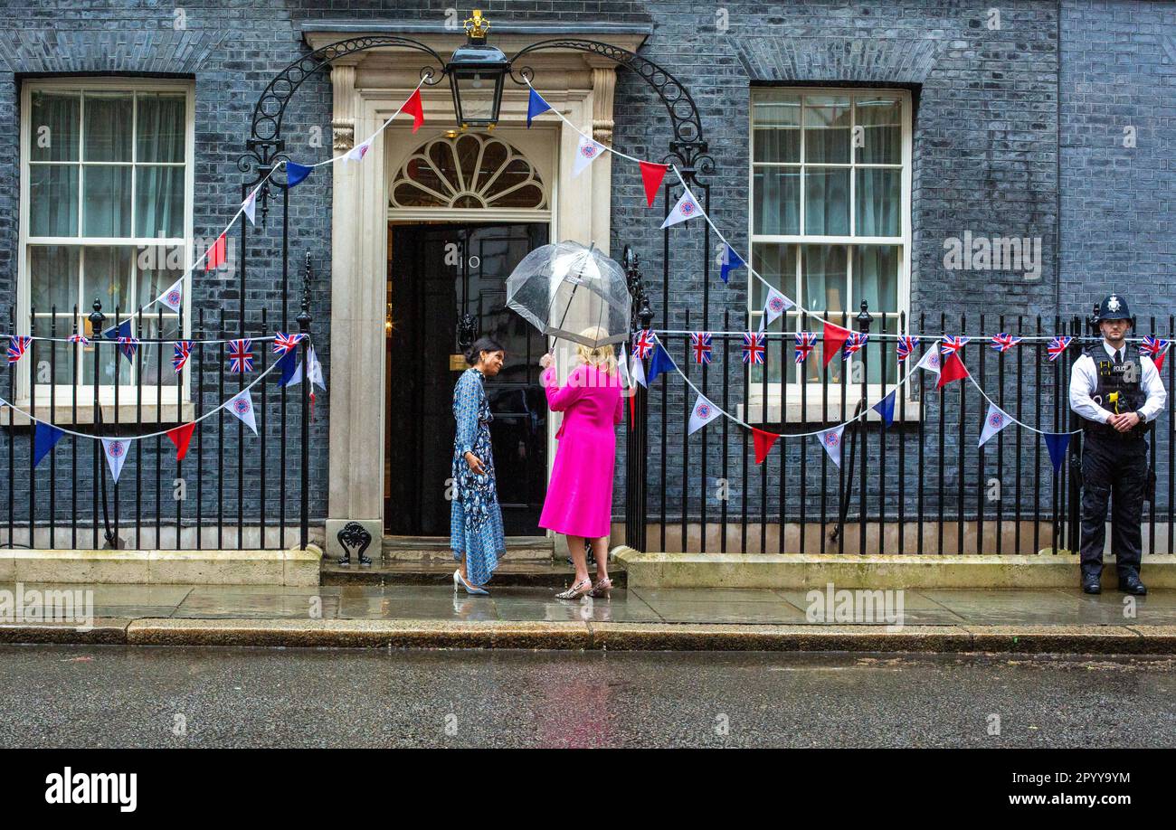 London, England, UK. 5th May, 2023. First Lady of the UK Akshata Murthy ...