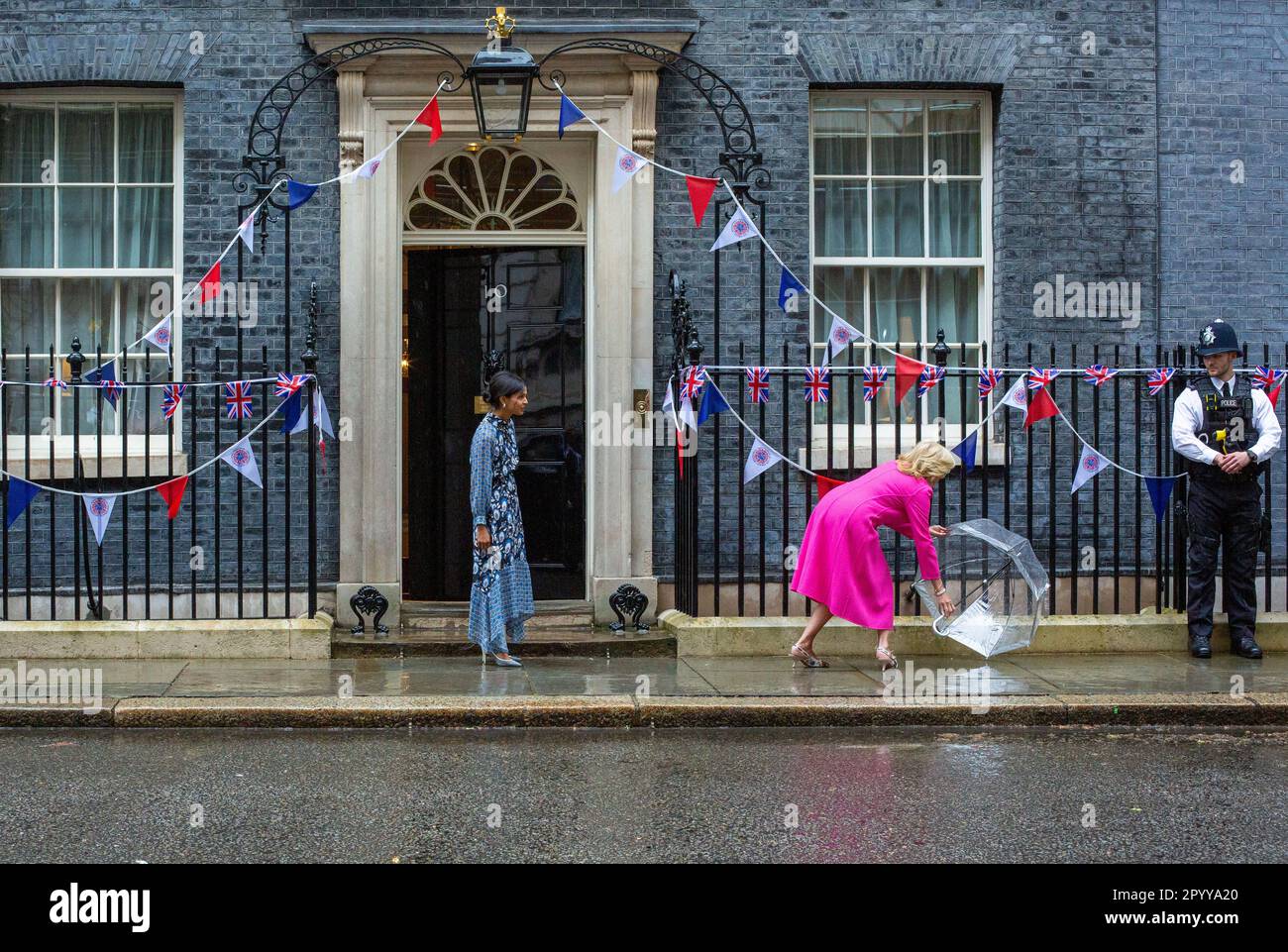 London, England, UK. 5th May, 2023. First Lady of the UK Akshata Murthy ...