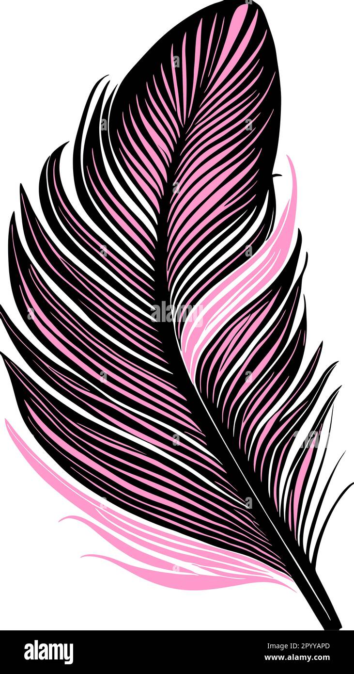 Pink bird sketch hi-res stock photography and images - Alamy