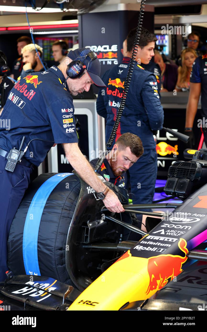 Miami, USA. 05th May, 2023. Adrian Newey (GBR) Red Bull Racing Chief ...