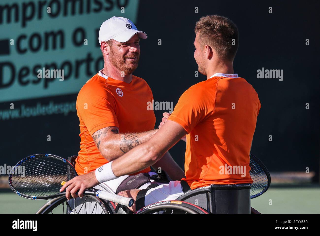 Vilamoura, Portugal, 05th May 2023. Wheelchair tennis player Maikel ...