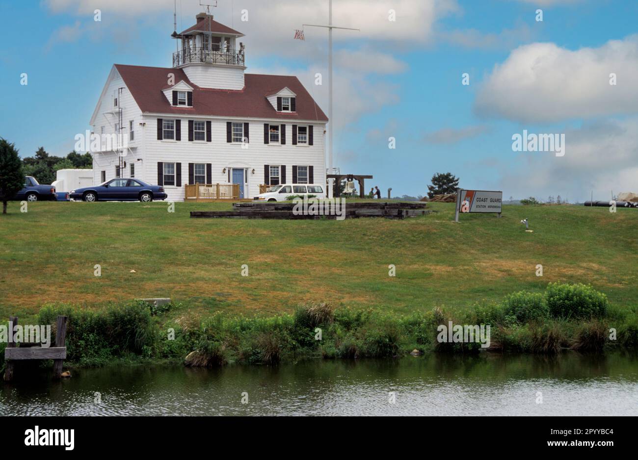 Coast Guard Station, Menemsha, Martha's Vineyard Stock Photo - Alamy