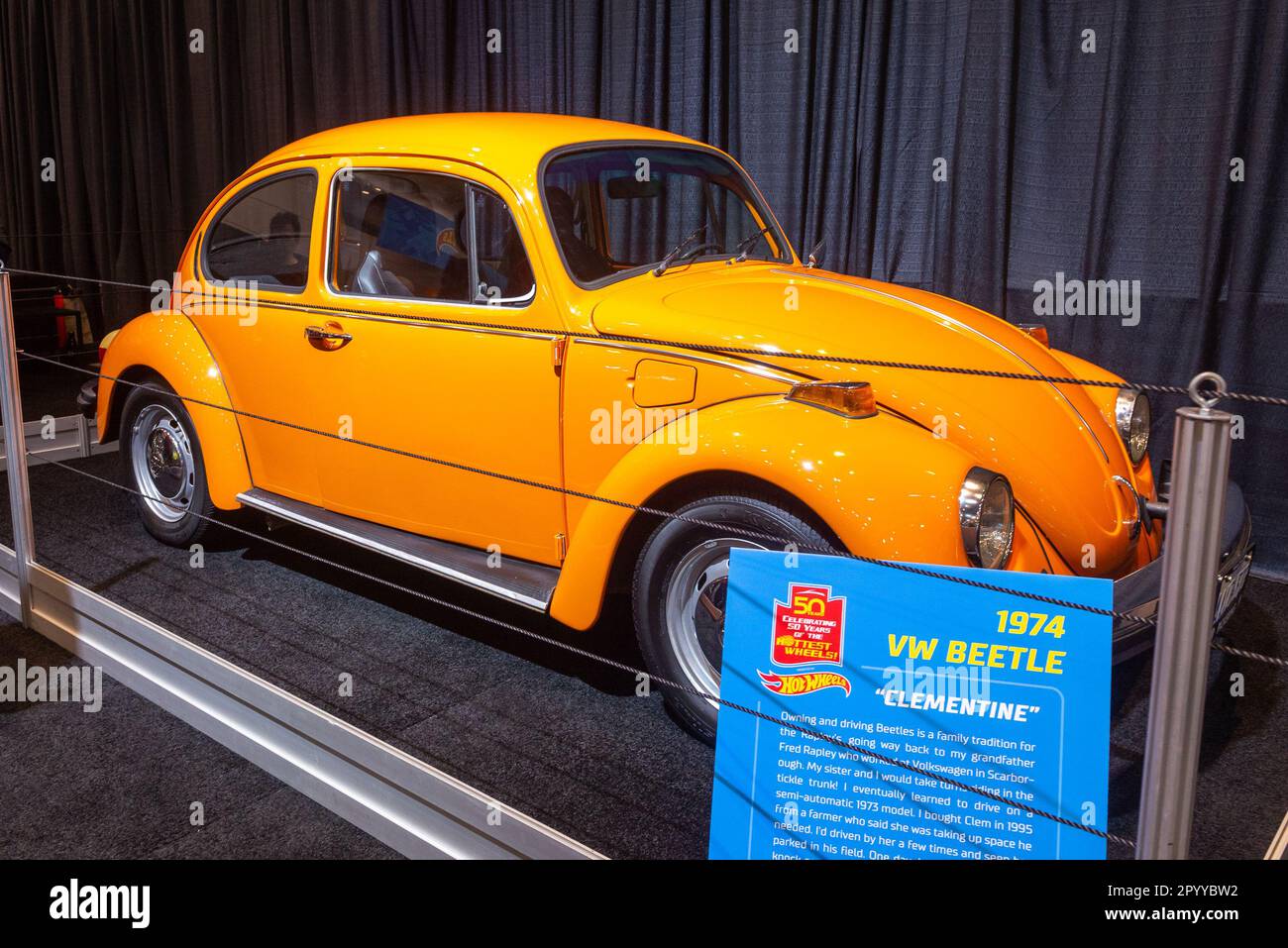 Volkswagen Beetle Yellow 1974