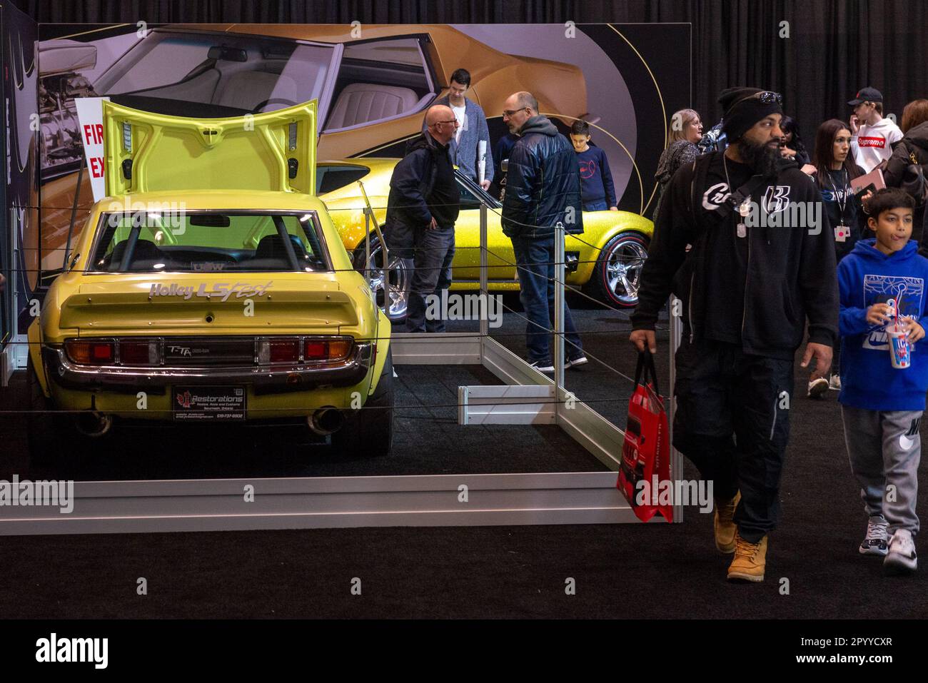 Toronto, ON, Canada - February 21, 2023: The life-sized Hot Wheels ...