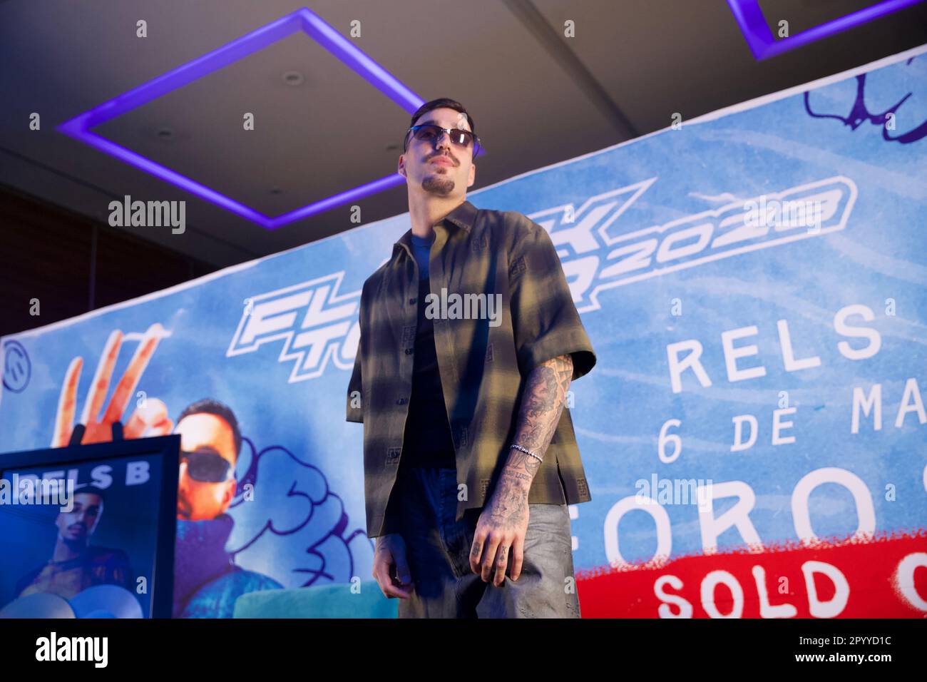 Mexico City, Mexico. 5th May, 2023. Spanish hip hop singer, Daniel ...