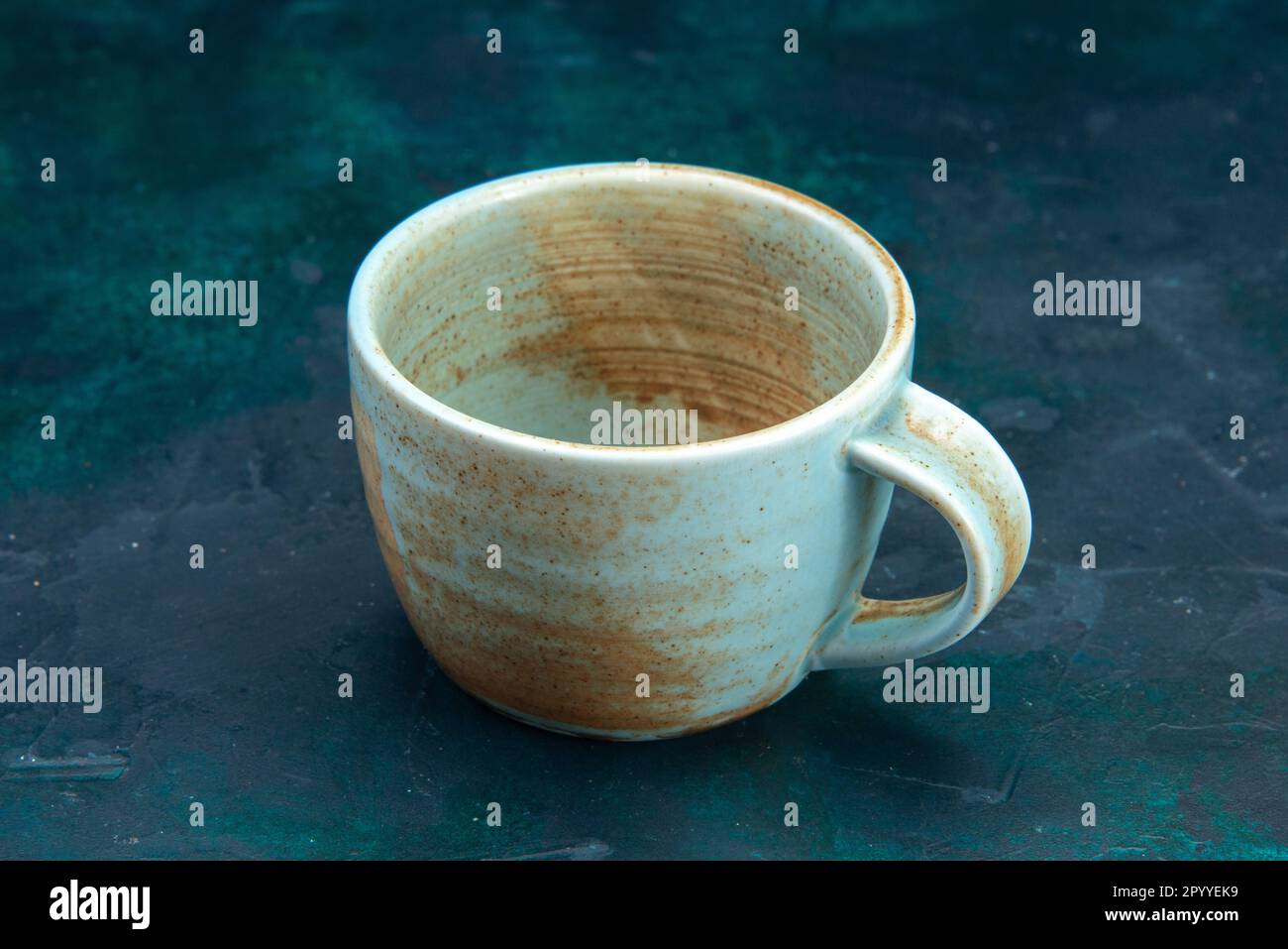 front view empty cup on dark background cup tea glass color Stock Photo ...