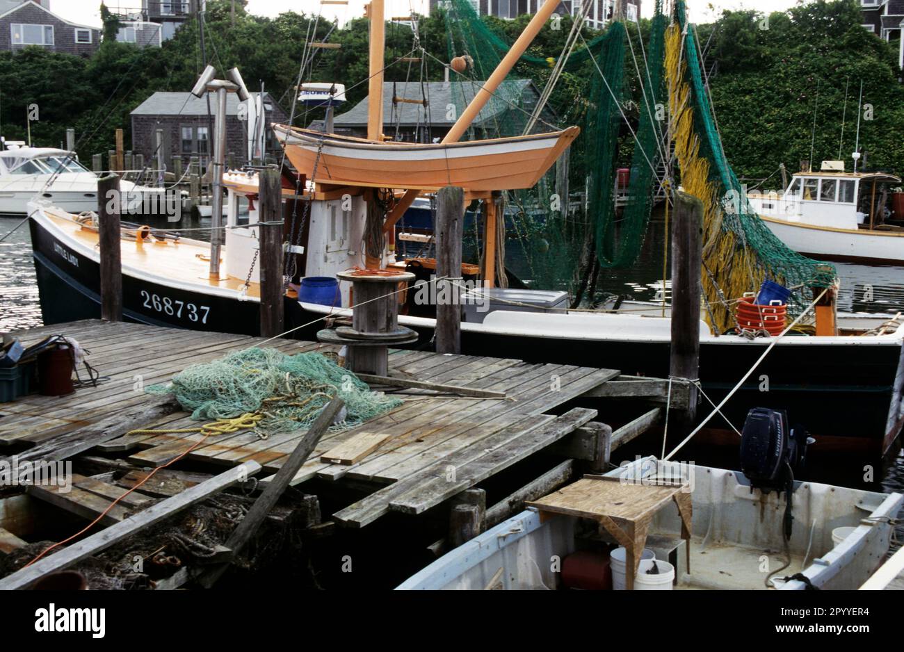 Menemsha Harbor, Martha's Vineyard Stock Photo - Alamy
