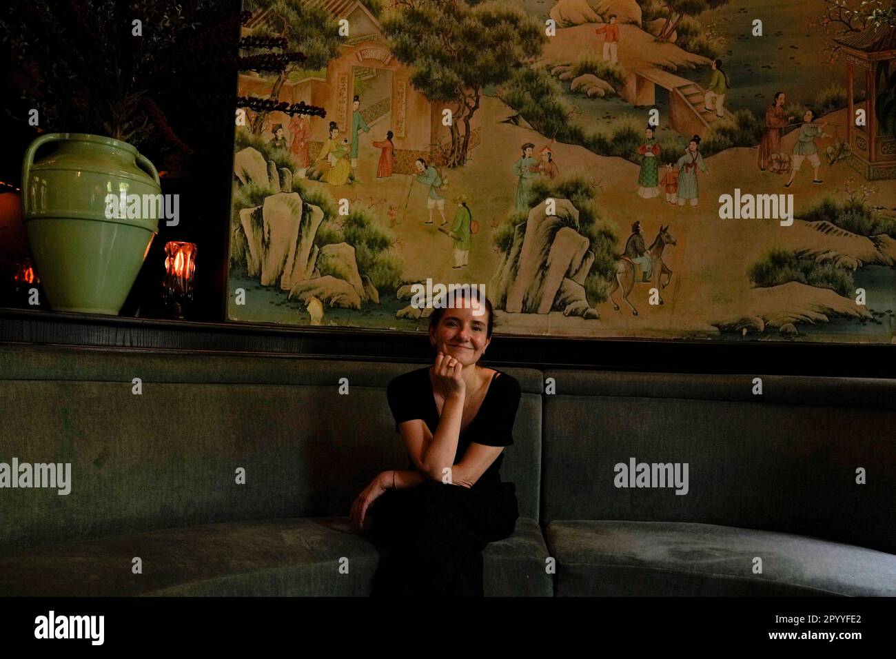 Mexican Chef Elena Reygadas poses for a photo during an interview at ...