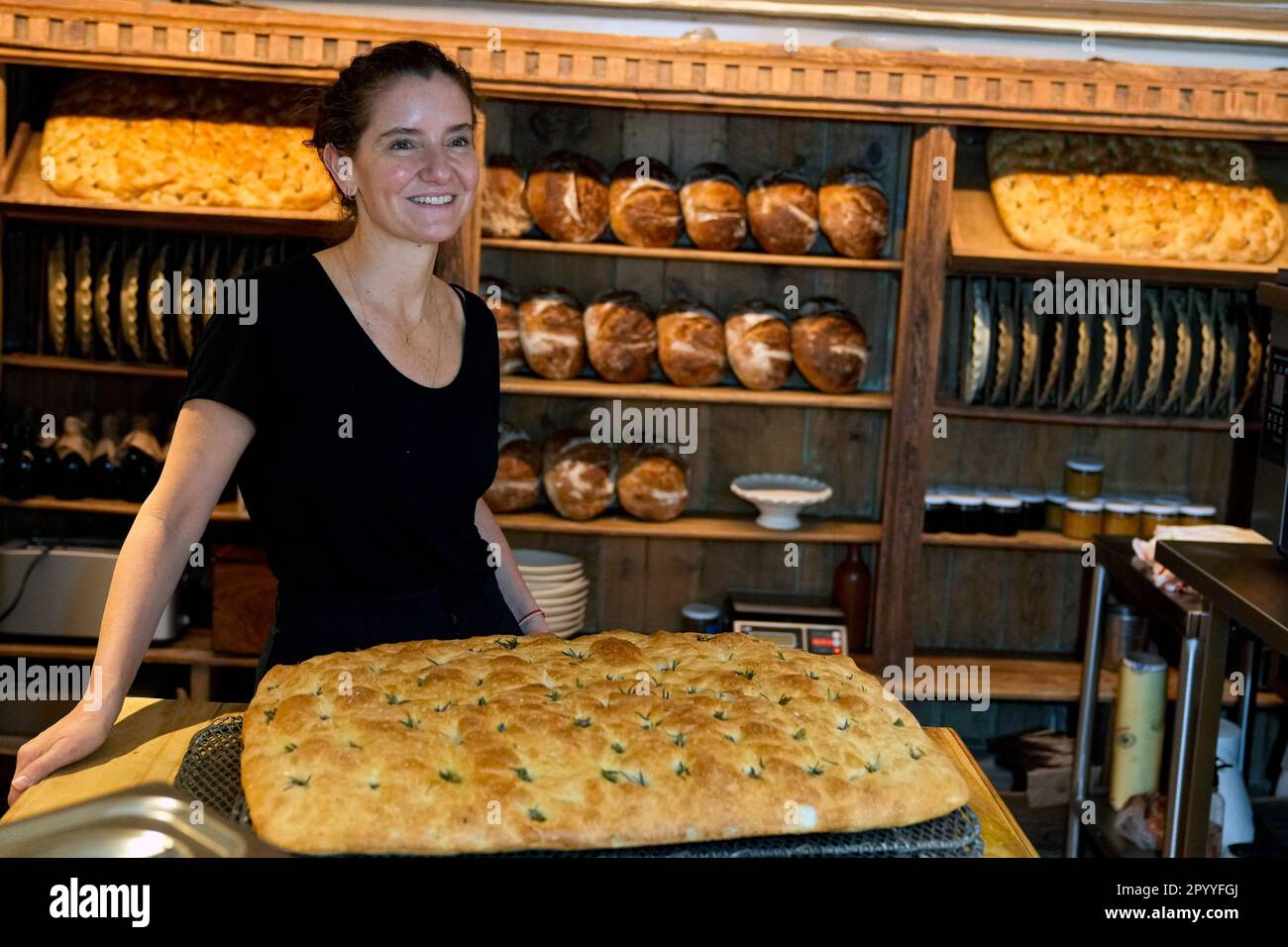 Mexican Chef Elena Reygadas poses for a photo during an interview at ...
