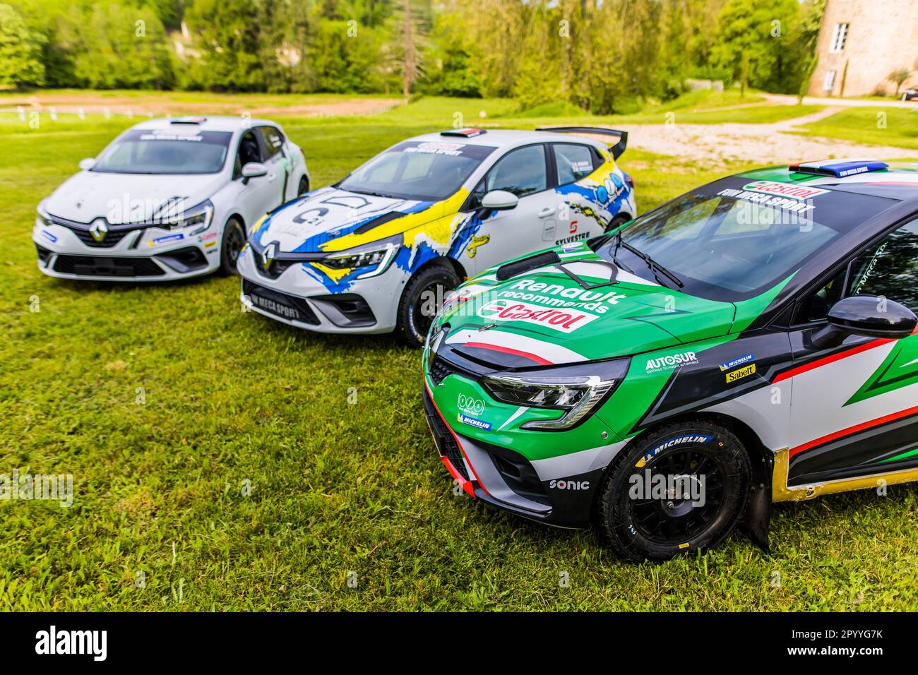 Bretenoux, France. 05th May, 2023. 65 PELLEREY Tom, FAUCHER Herve, Renault Clio 5 RS Line Rally5 ...