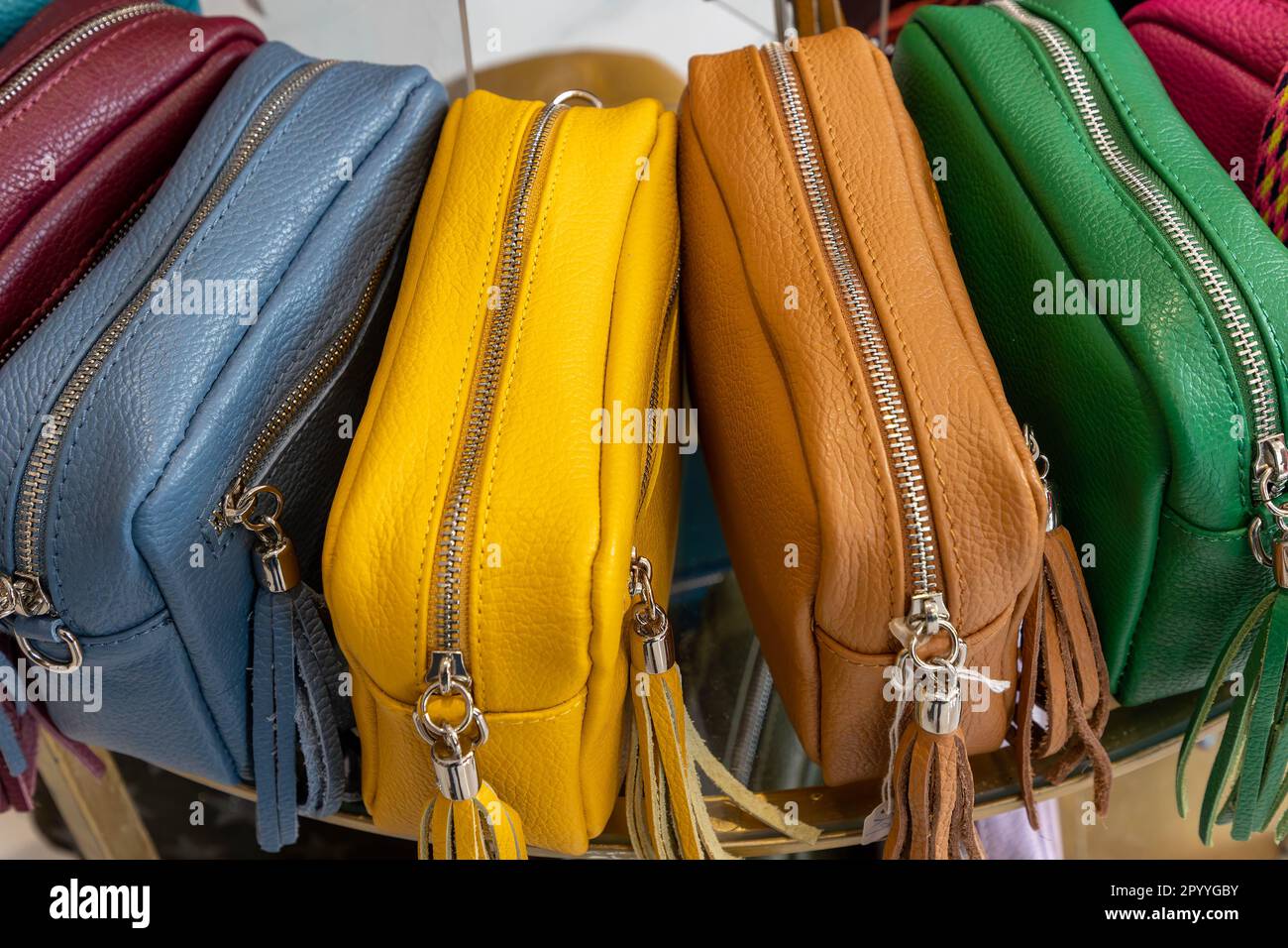 Handbags in range of colour hi-res stock photography and images - Alamy