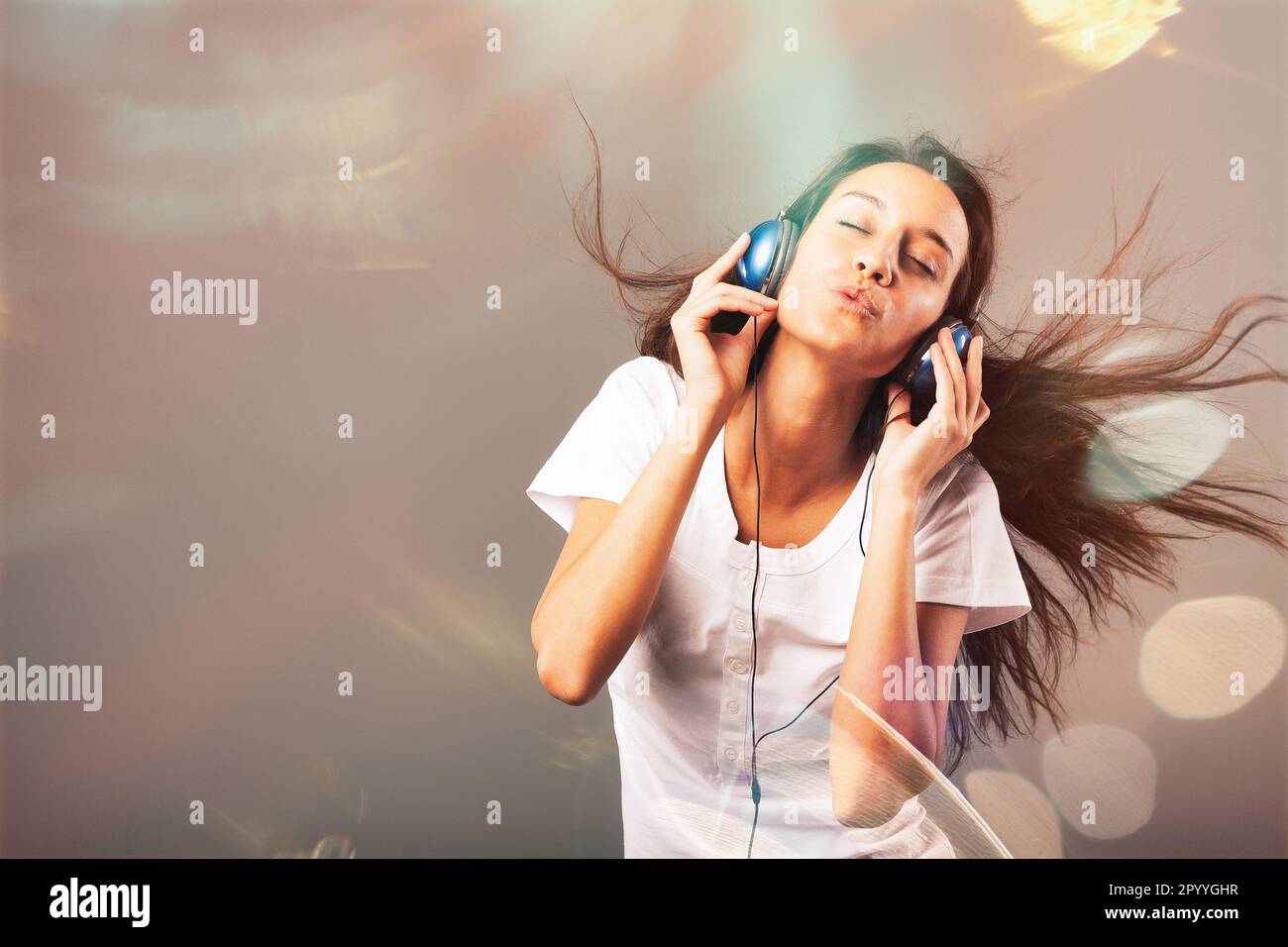 Frantic woman hi-res stock photography and images - Alamy