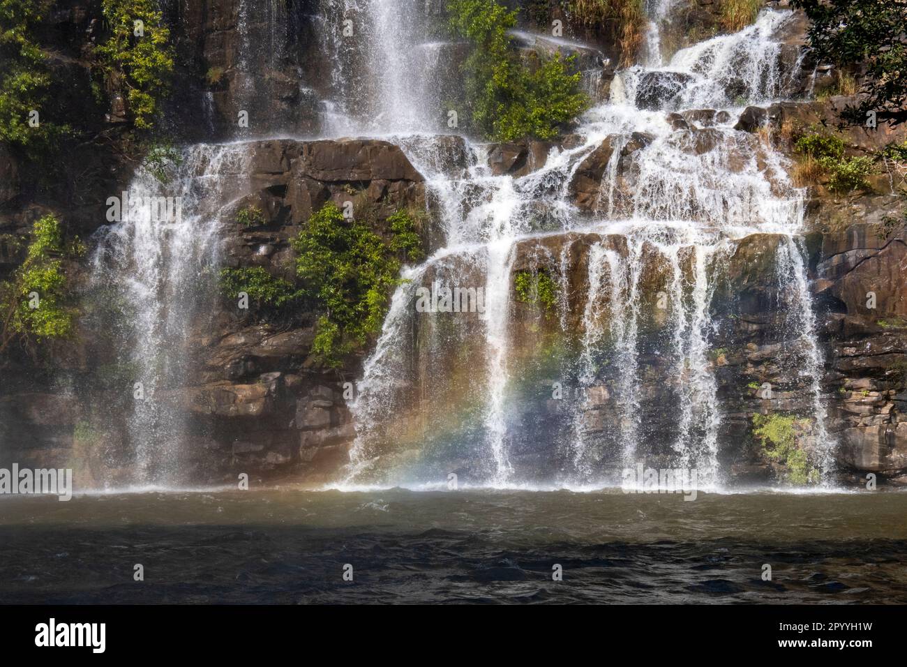 A view of Bhimlat waterfall in Rajasthan, India Stock Photo - Alamy