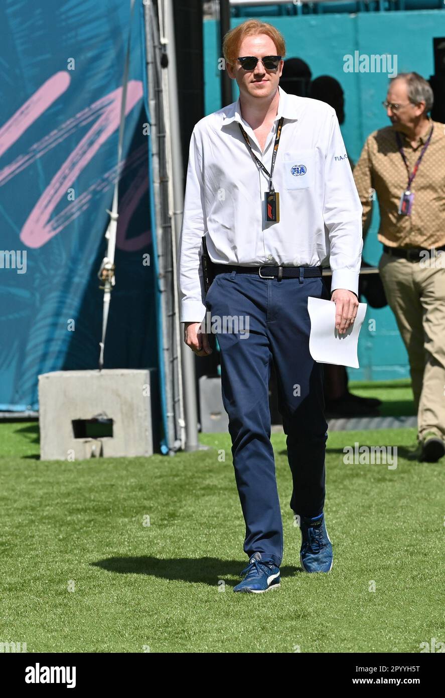 MIAMI Florida, USA. , . Tom WOODS, FIA Media officer, fee liable image ...