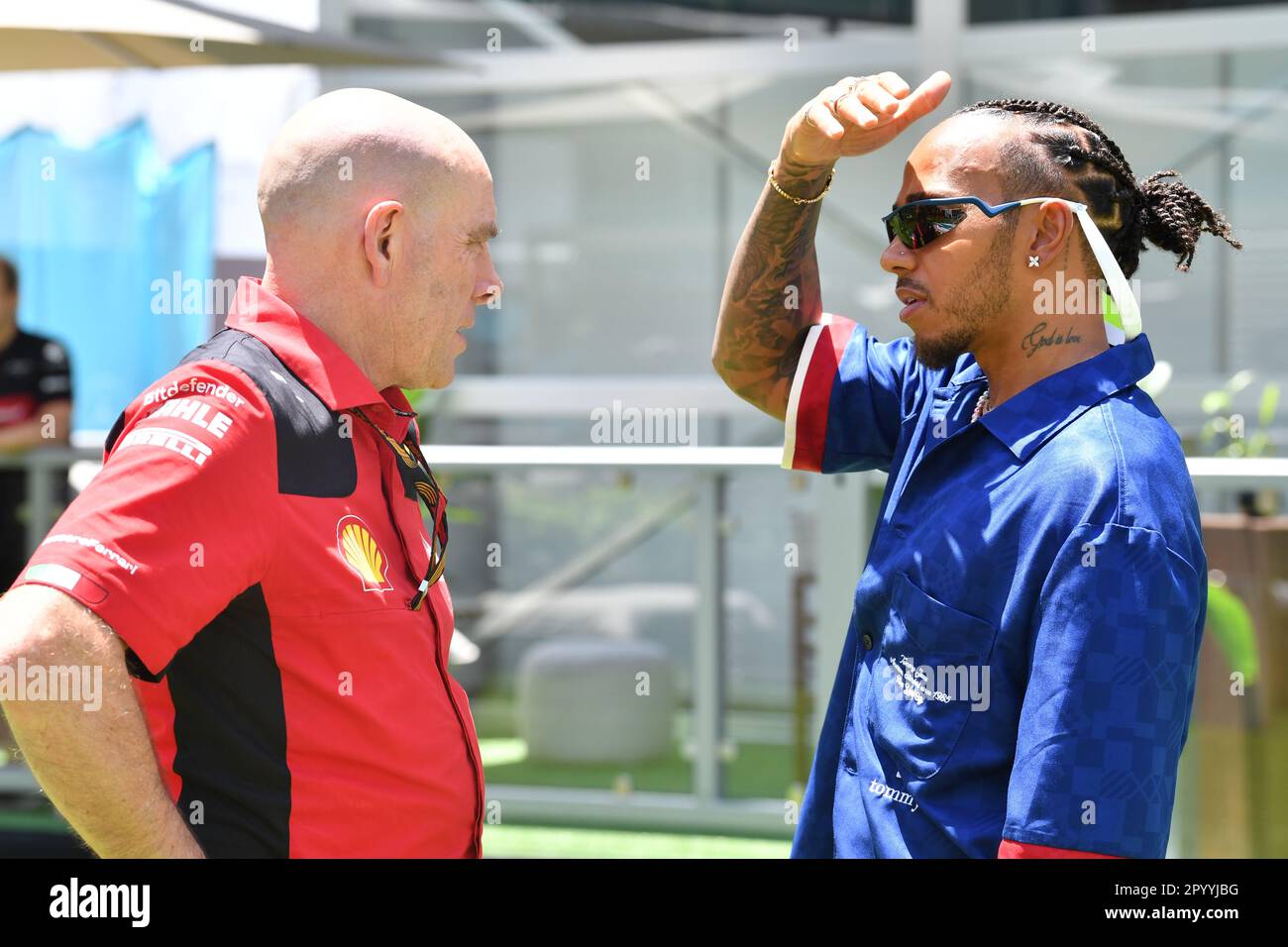 Miami Gardens, USA. 04th May, 2023. MIAMI, Florida, USA on 04 May 2023; #44, Lewis HAMILTON, GBR ...