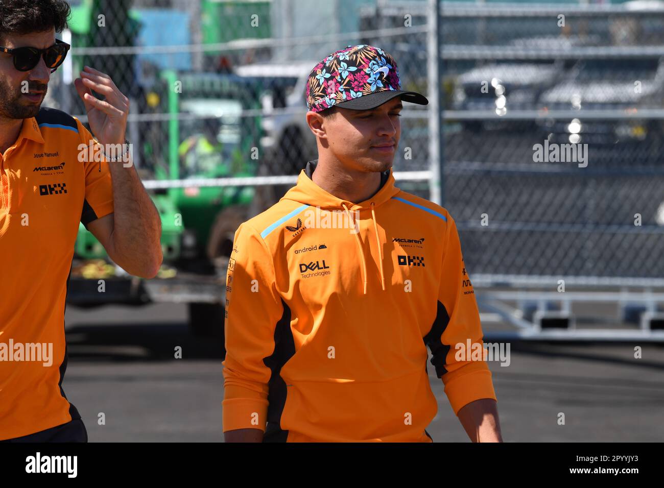 Miami, USA. 04th May, 2023. MIAMI, Florida, USA on 04 May 2023; track ...