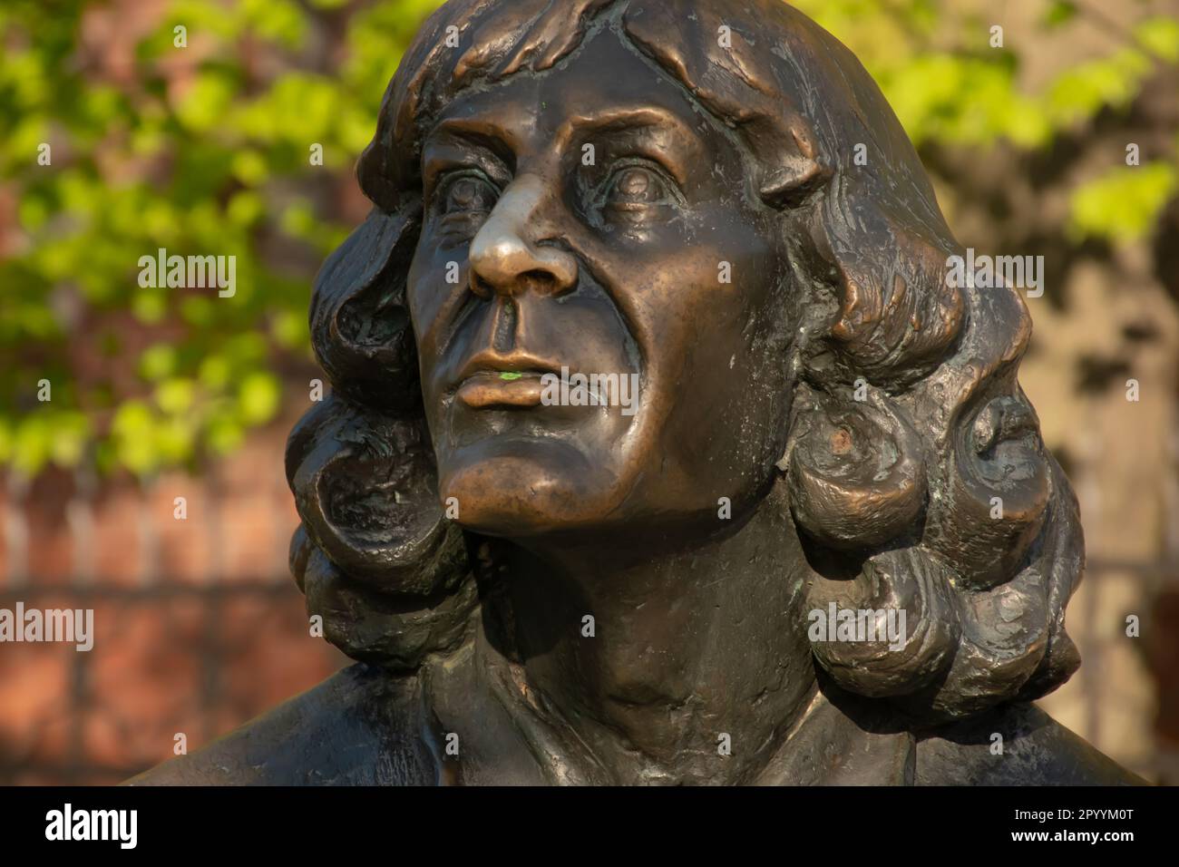 The face cast in bronze Stock Photo - Alamy