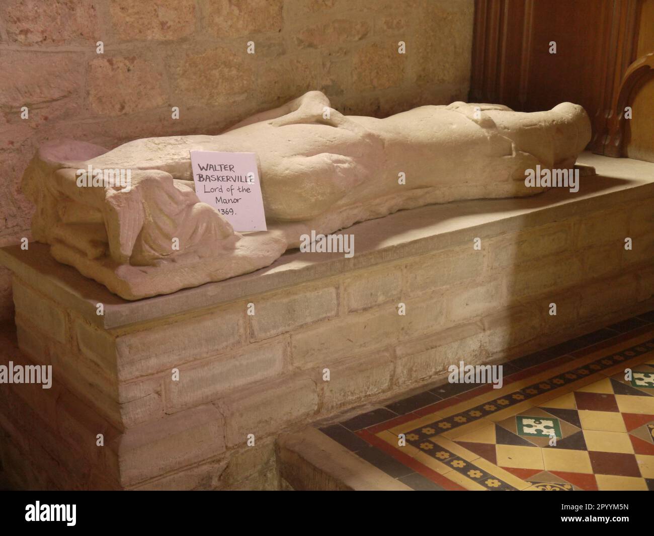St Andrew's Chuch, Bredwardine, Herefordshire, England: Effigy of ...