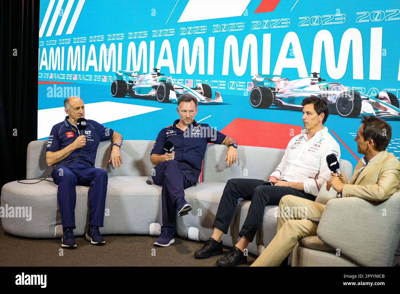 Toto wolff christian horner f1 2023 hi-res stock photography and images - Alamy