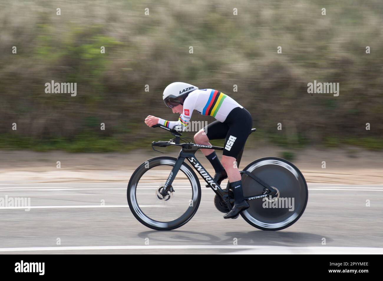 UCI World Cup, Time Trial, Ostend, Belgium 05 May, 2023 Clara Brown of ...
