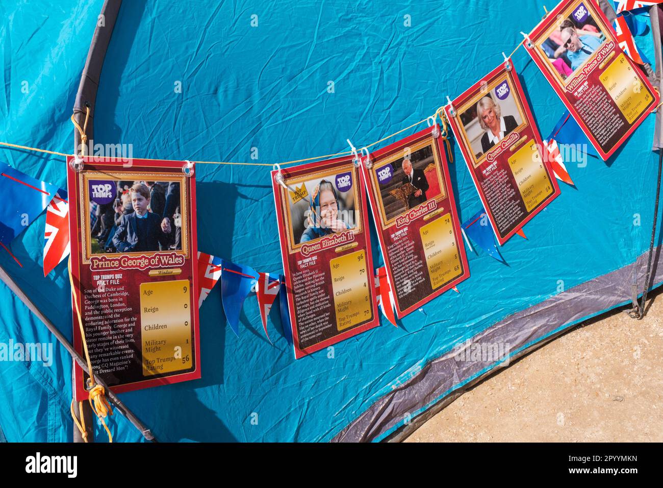 Royalists Prepare for Charles III Coronation, setting up camp to get ...