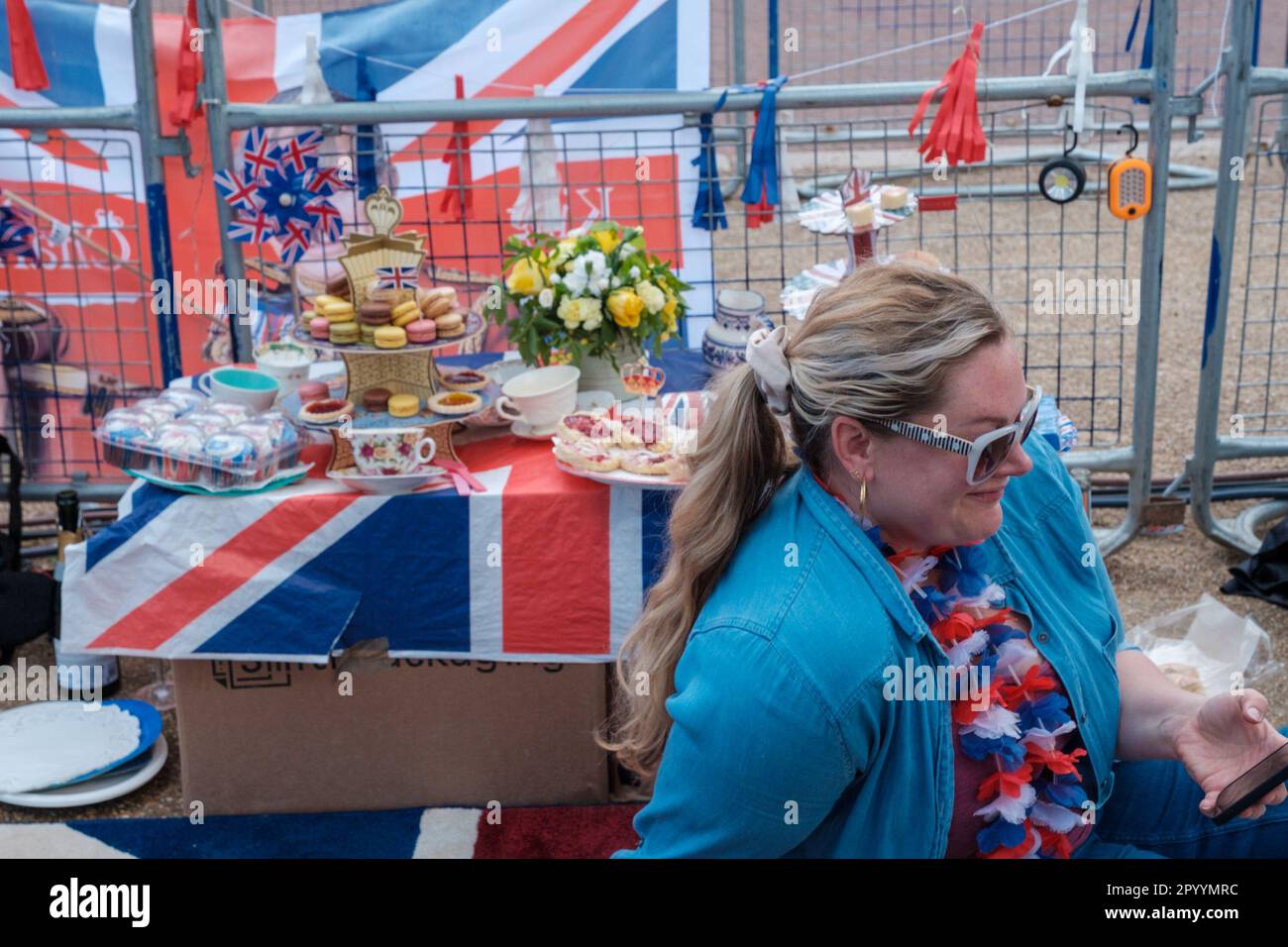 Royalists Prepare for Charles III Coronation, setting up camp to get ...