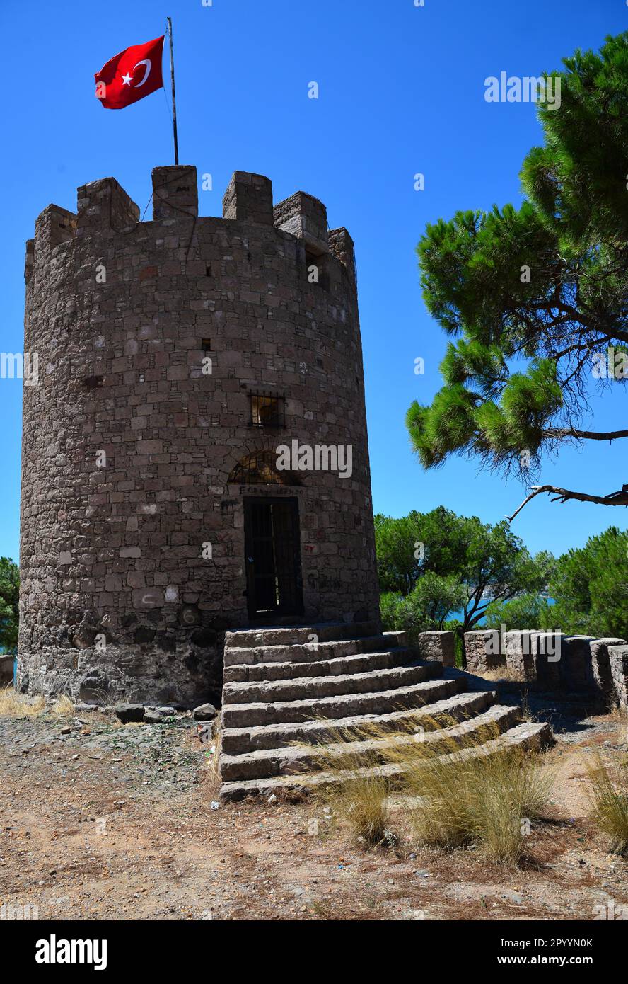 Ayvalik Castle in Turkey Stock Photo - Alamy