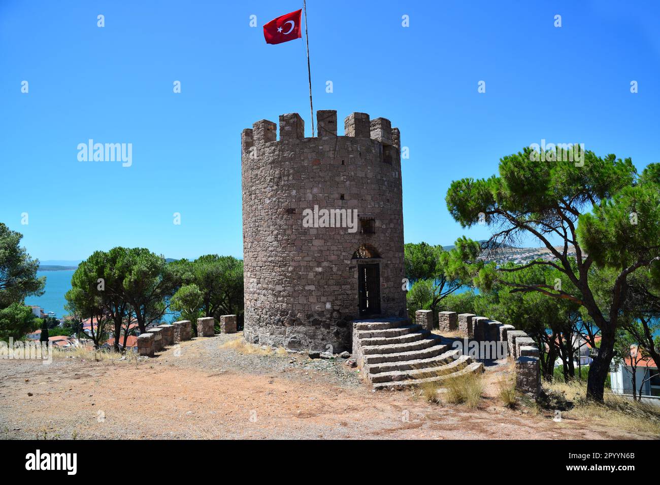 Ayvalik Castle in Turkey Stock Photo - Alamy