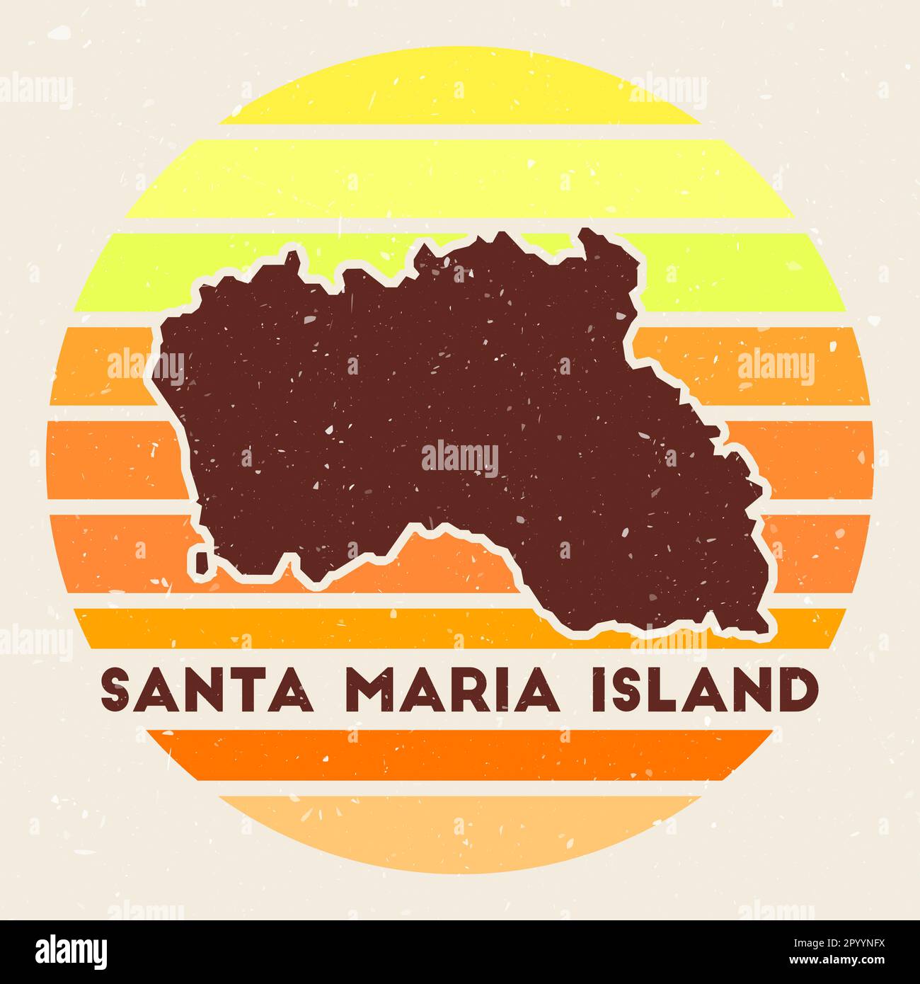 Island santa maria island map hi-res stock photography and images - Alamy