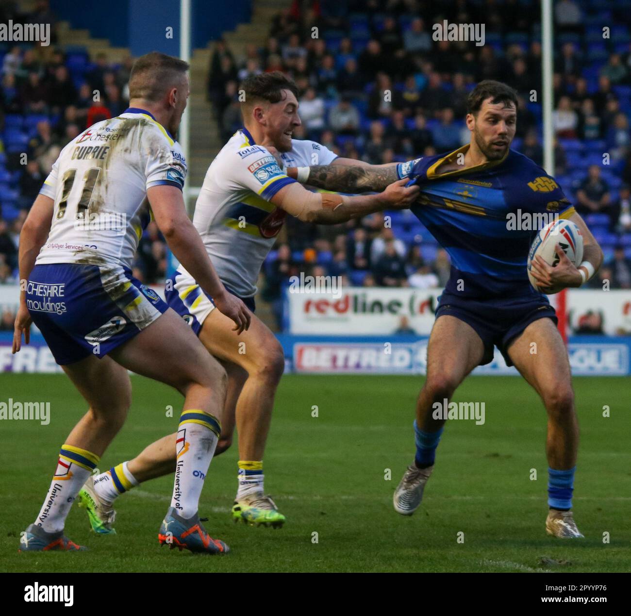 Warrington, Cheshire, England 5th May 2023. Warrington's Marty Ashton ...
