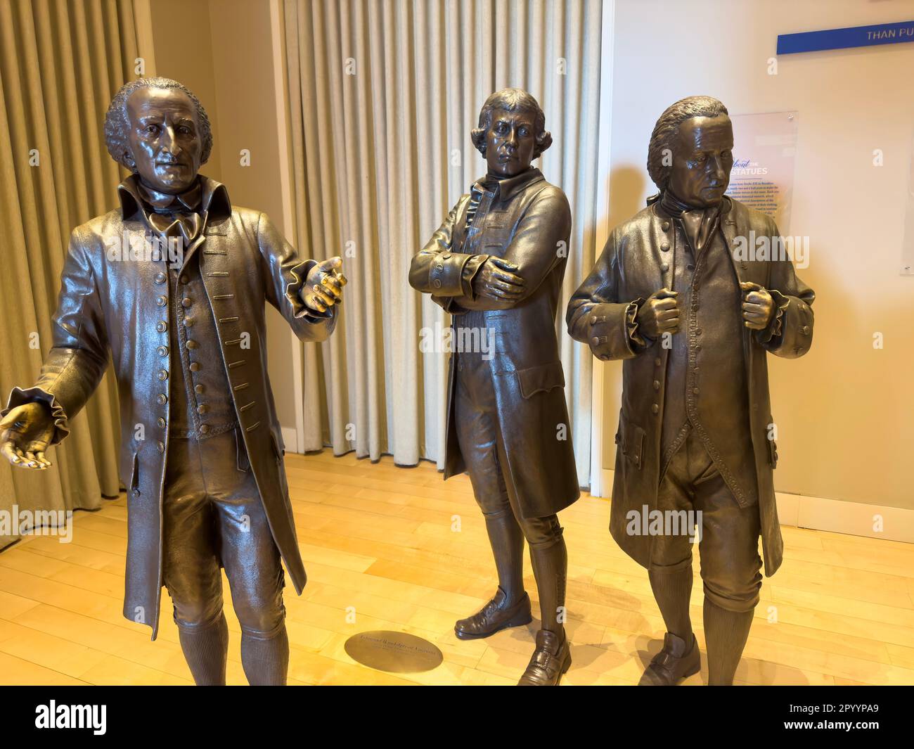 Signers Hall in the National Constitution Center in Philadelphia PA ...