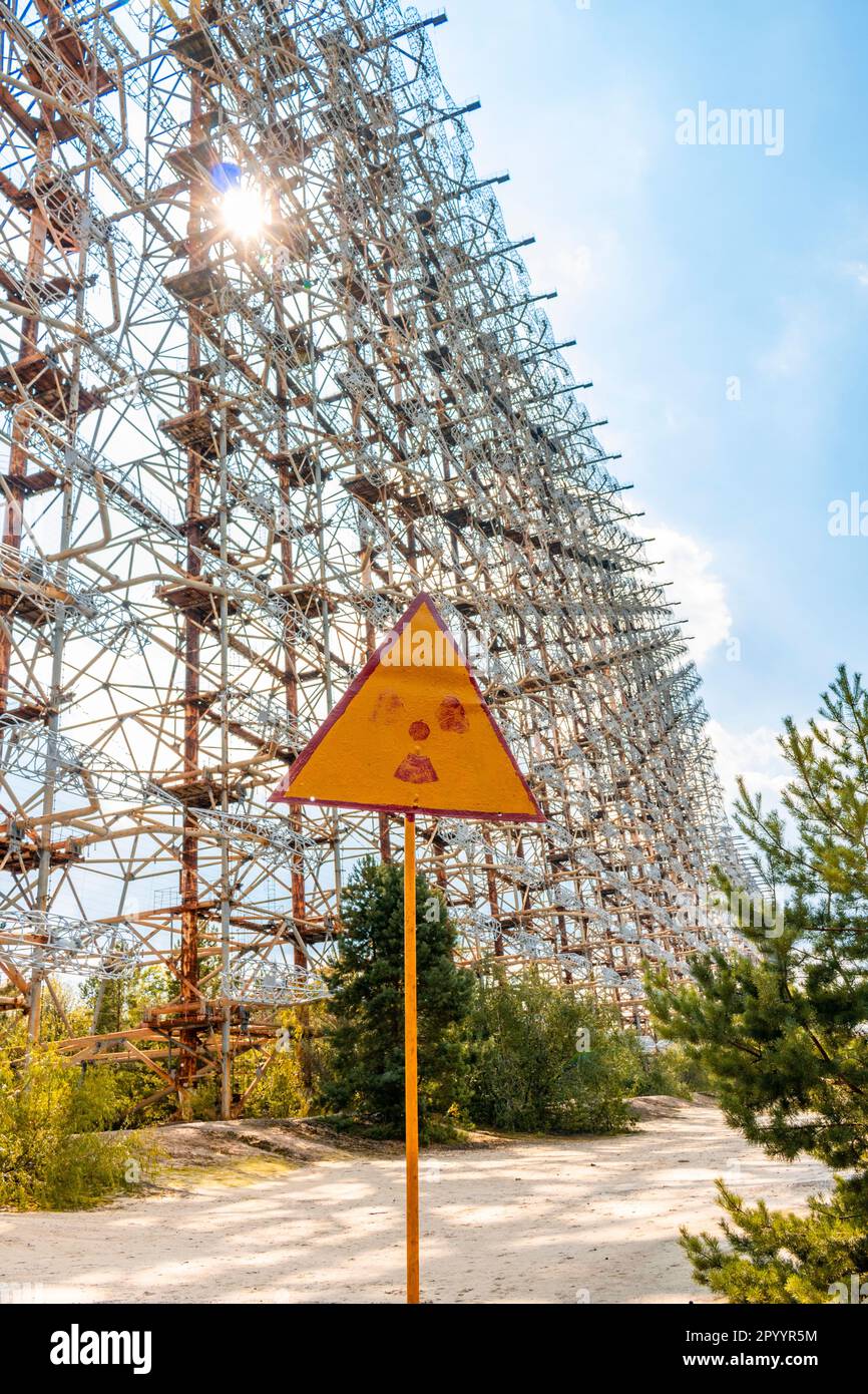 Old Duga radar station from the Cold War used to detectect missile ...