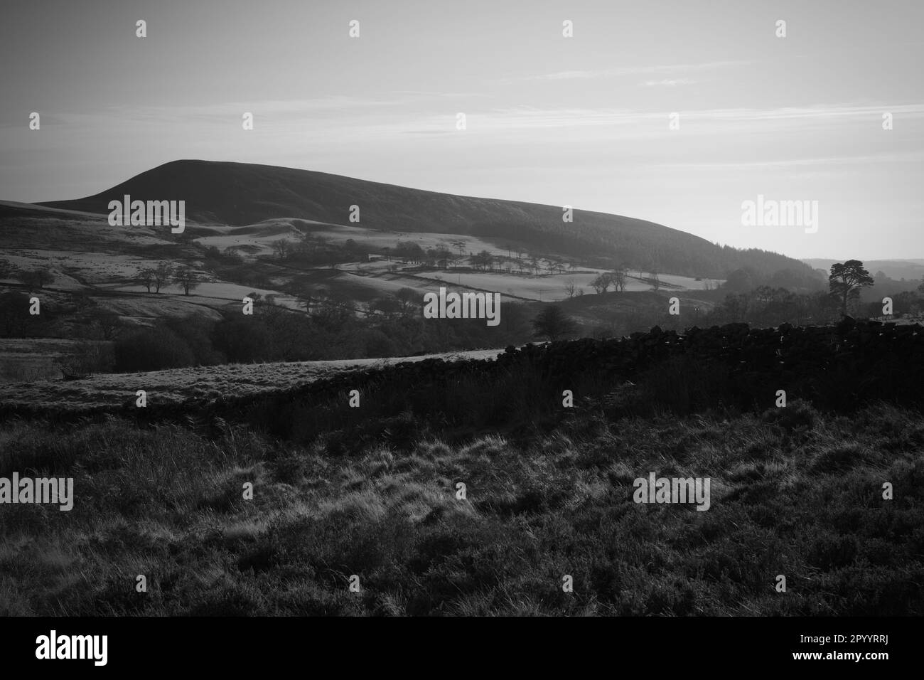 A tranquil, high-resolution photograph of the majestic Pepper Hill in ...